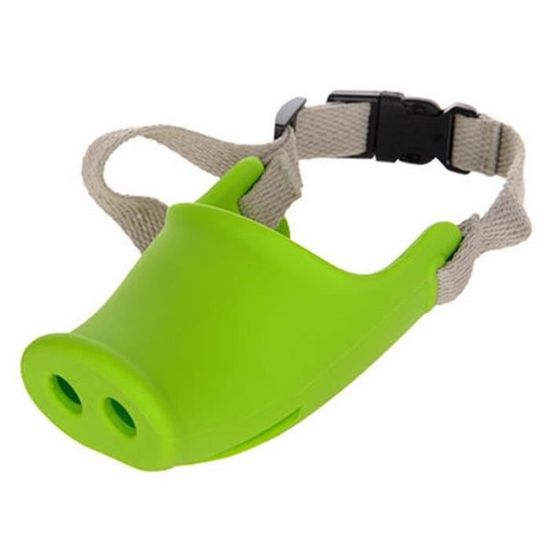 CRAZE Breathable Pig Dog Muzzle Silicone Anti-bite Dog Muzzles Stop ...