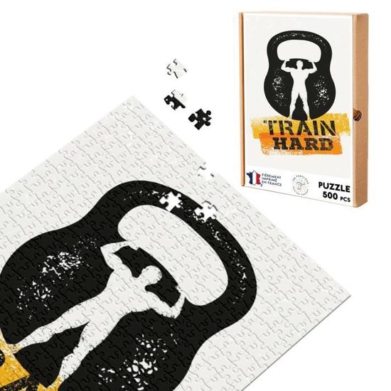 Puzzle Classique 500 pièces Train Hard Workout Fitness Body Building ...