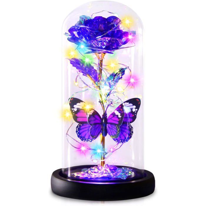 Papillon violet rose cadeau pour femme – Cadeau de Saint-Valentin pour ...