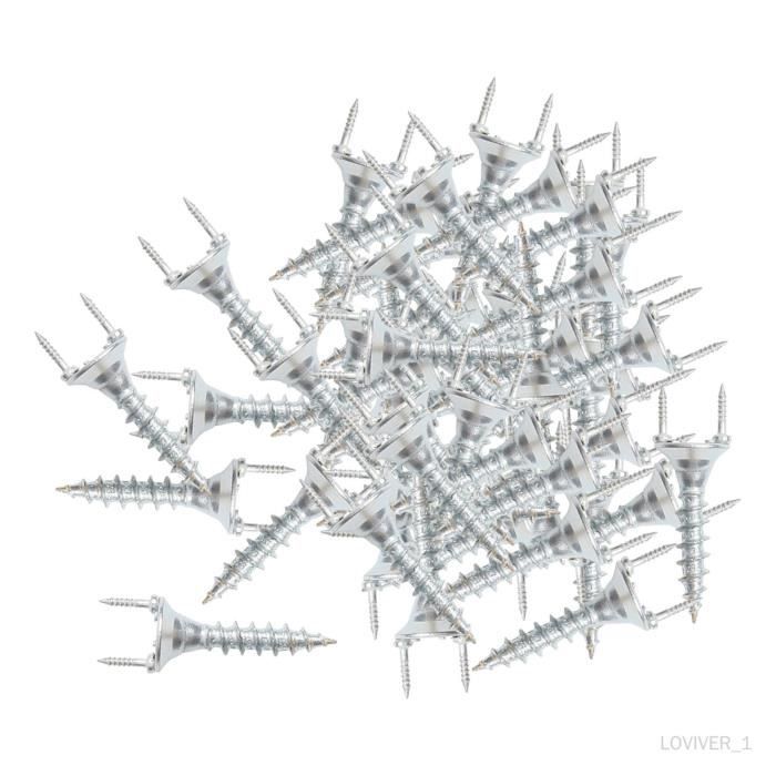 50 pièces vis invisibles vis à Double tête Installation de de maison ...