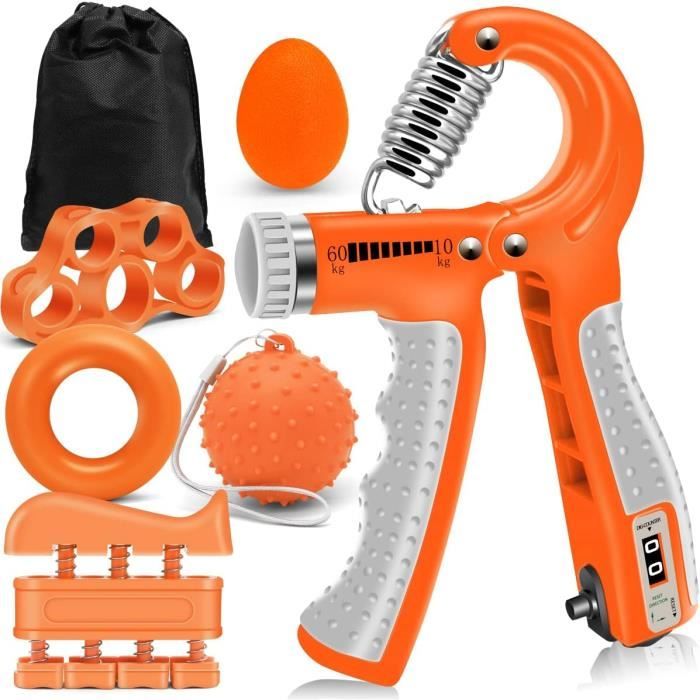 Hand Grip, Musculation Main Kit De 6, Grip Musculation Avant Bras ...