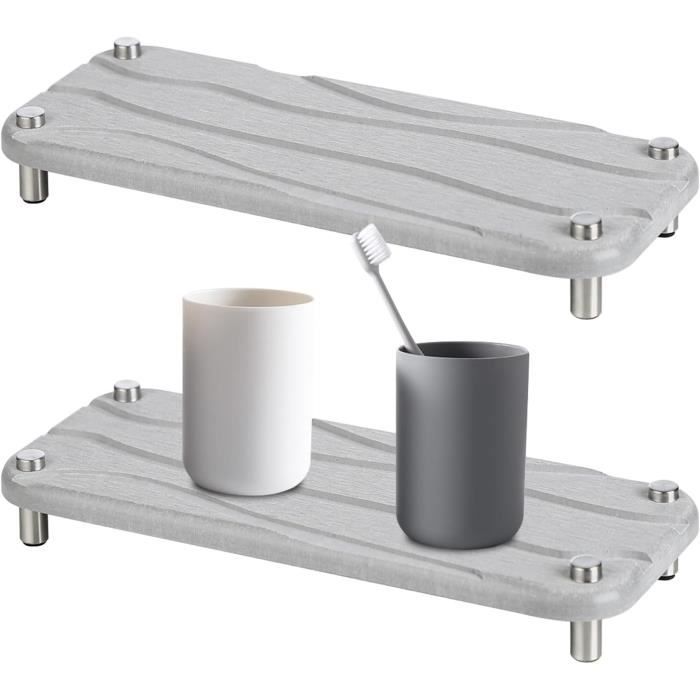 Lot De 2 Dessous De Verre En Galets Absorbant L'Eau, Dessous De Verre ...