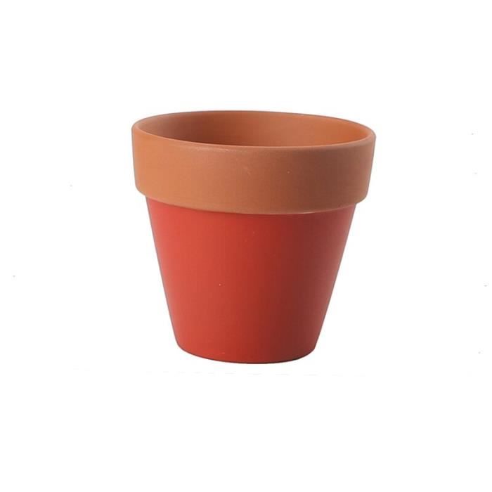 Mini Pot de fleurs coloré avec trou de fuite, jardinière Durable pour ...