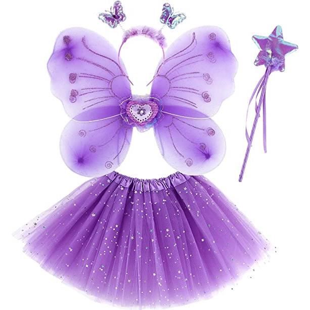 Déguisement De Fée Pour Fille Ensembles De Déguisement De Papillon En