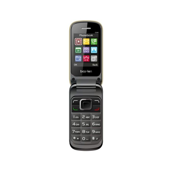 Téléphone portable - Bea-Fon - C245 - Champagne - Composants intégrés ...