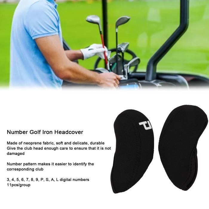 Dilwe 11 pièces couvre-tête de putter lame couvre-chef de club de gol f ...