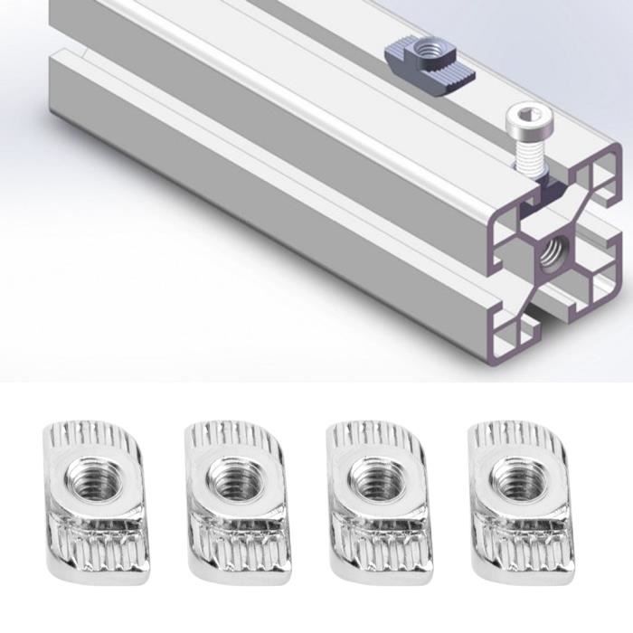 Crou Coulissant Crou En T Fileté 30T Pour Profilés En Aluminium, Norme Européenne, 100 Pièces ...