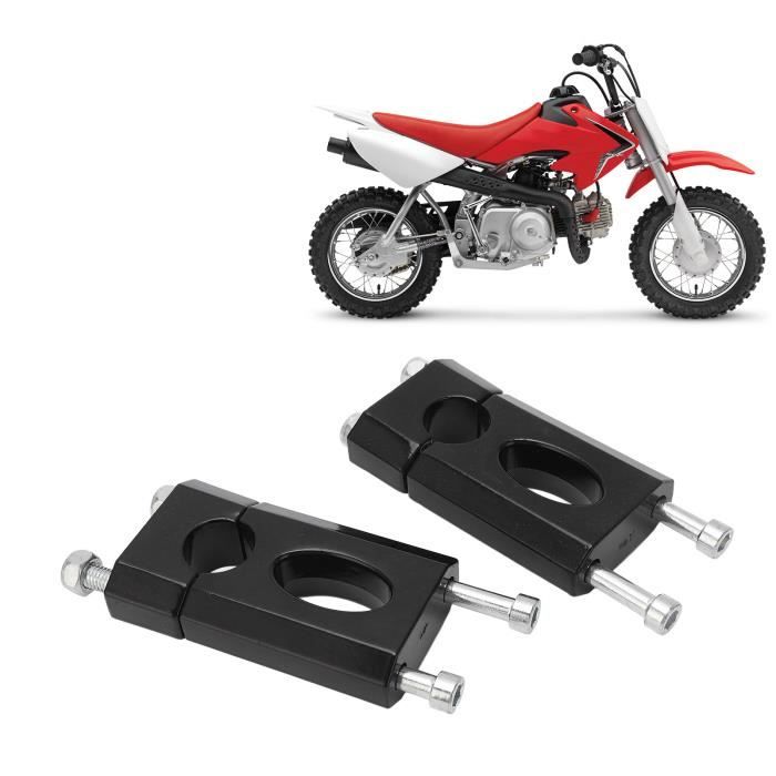 Pince de montage sur guidon Riser 7/8in Aluminium Noir Revêtement Guidon Clip de levage pour ...