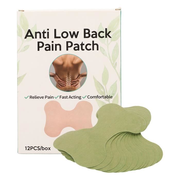 GAR Patch GARr le bas du dos Patch de soulagement de la douleur au bas ...