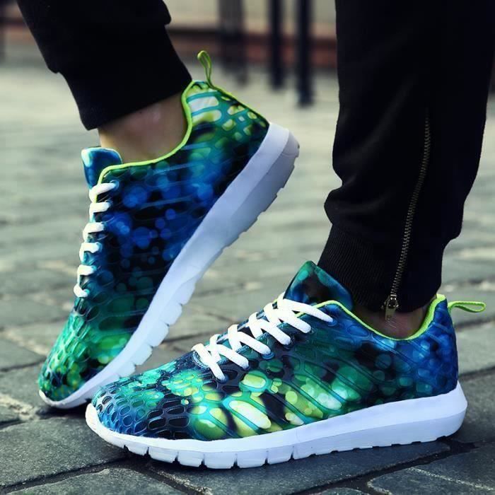 Baskets Homme Femme Mixte Occasionnels Chaussures De Sport Maille ...