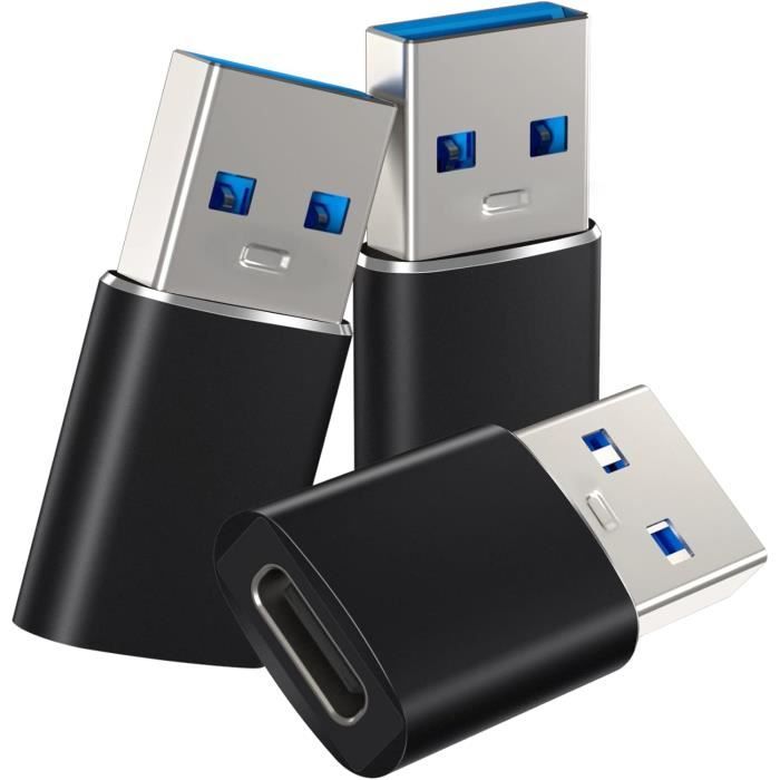 Adaptateur Usb C 3.1 Femelle Vers Usb Mâle 3-Pack, Adaptateur Usb Type ...
