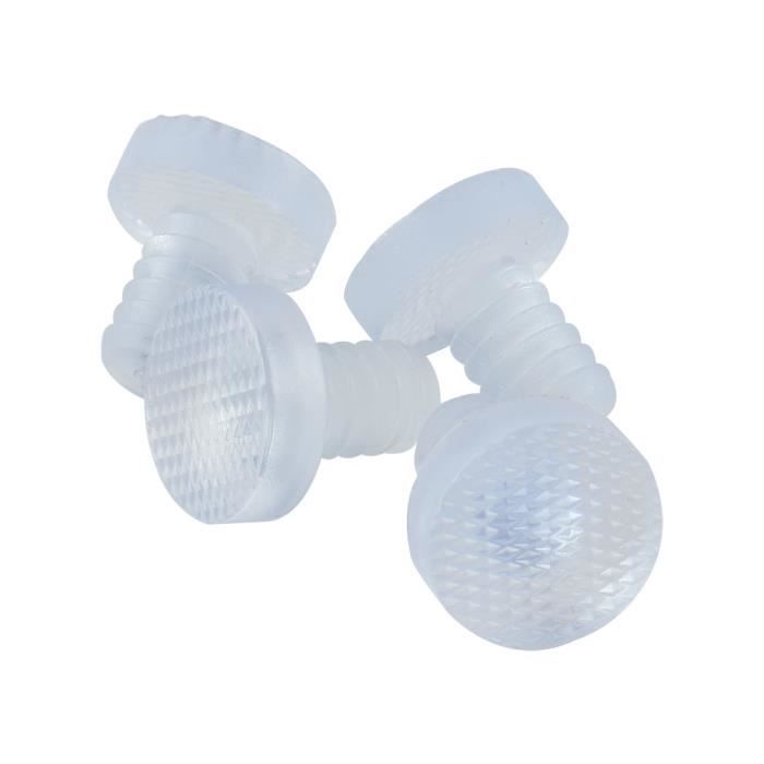 SOURCING MAP 4Pcs Cache trou Bouchon trou PVC Tampon à tige filetée ...