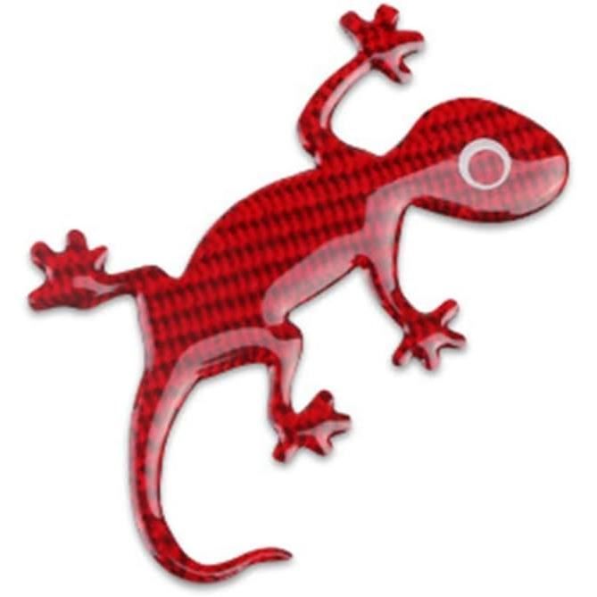 Autocollant Sticker Gecko, 9.8Cmx6.4Cm Autocollants Chromés 3D En Forme ...