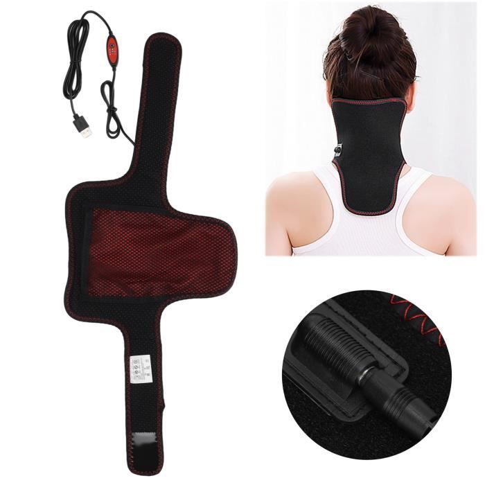 Coussin de Cou de thérapie chauffant pour soulager la douleur cervicale ...