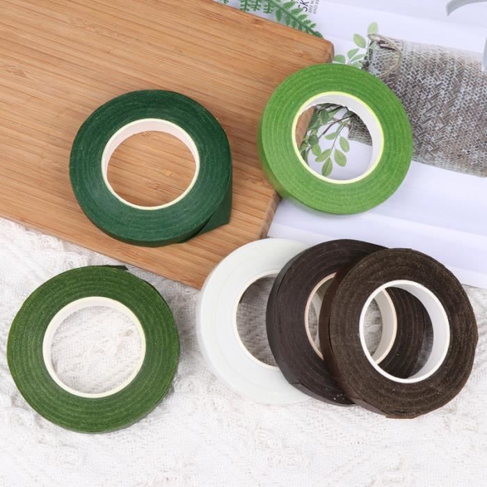 6 rouleaux de ruban de floriculture bandes d'emballage de tige florale ...
