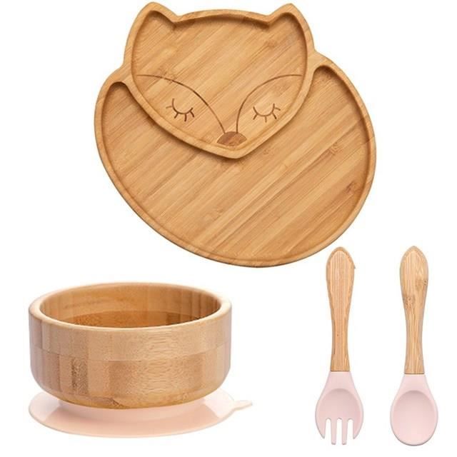 Assiette - Plateau Repas YWEI - 4pcs-F - Vaisselle pour enfants en ...