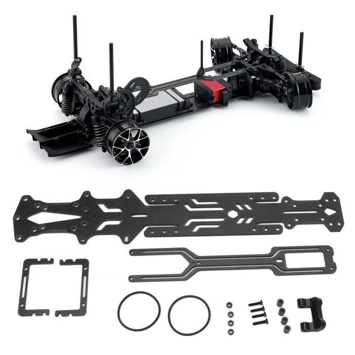 LEC Ensemble de châssis de voiture RC Châssis de voiture RC Kit de ...