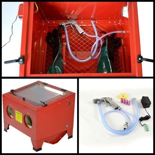 Cabine de sablage - microbilleuse - sableuse à manchons 90 litres avec Accessoires - Cdiscount Auto