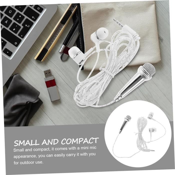 3 Pièces Mini Microphone Microphone Vocal Asmr Microphone Petit ...