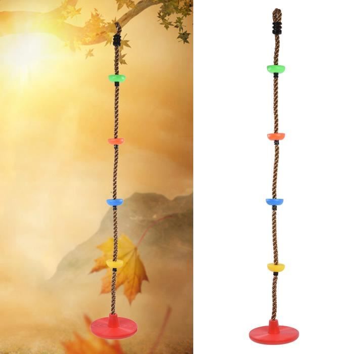 OMABETA Siège de balançoire à disque Siège pivotant à disque, corde d ...