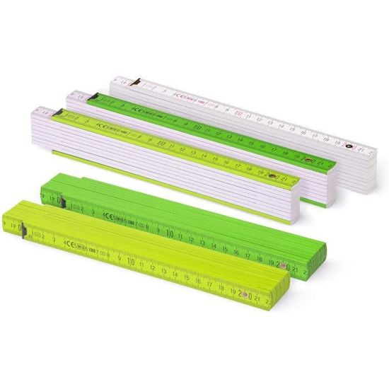 Metrie™ Règle pliante en bois Bl52\5X Règle pliante de 2 m de long avec ...