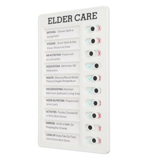 ZERODIS Tableau de routine coulissant Planche de Corvée Coulissante ...