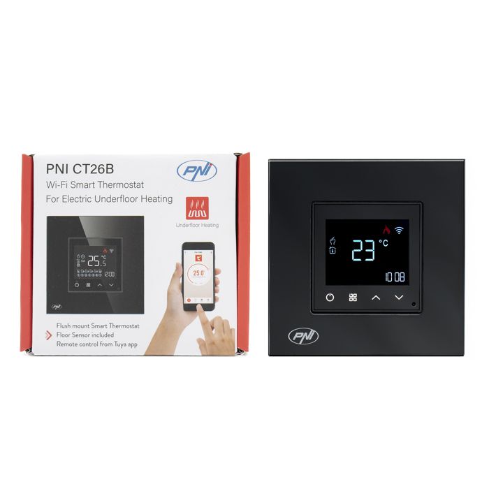 Thermostat intelligent Wi-Fi PNI CT26B,chauffage au sol électrique ou ...