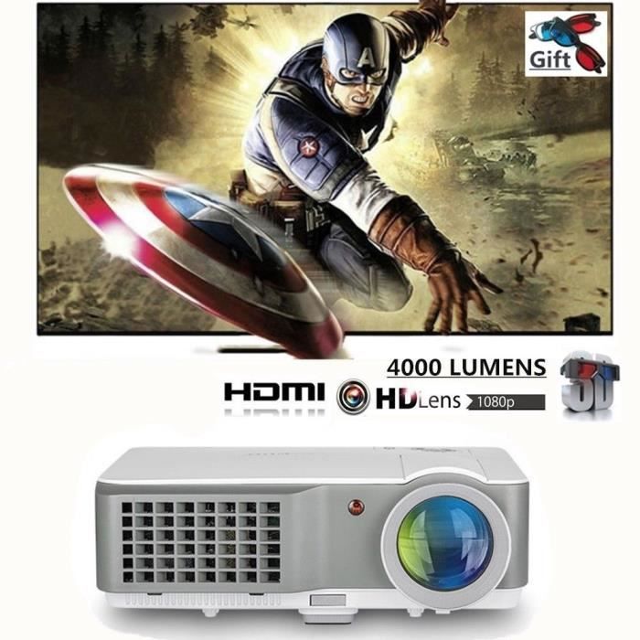 Vidéoprojecteurs NEUF 4000 Lumens LED Télévision Maison Théâtre ...
