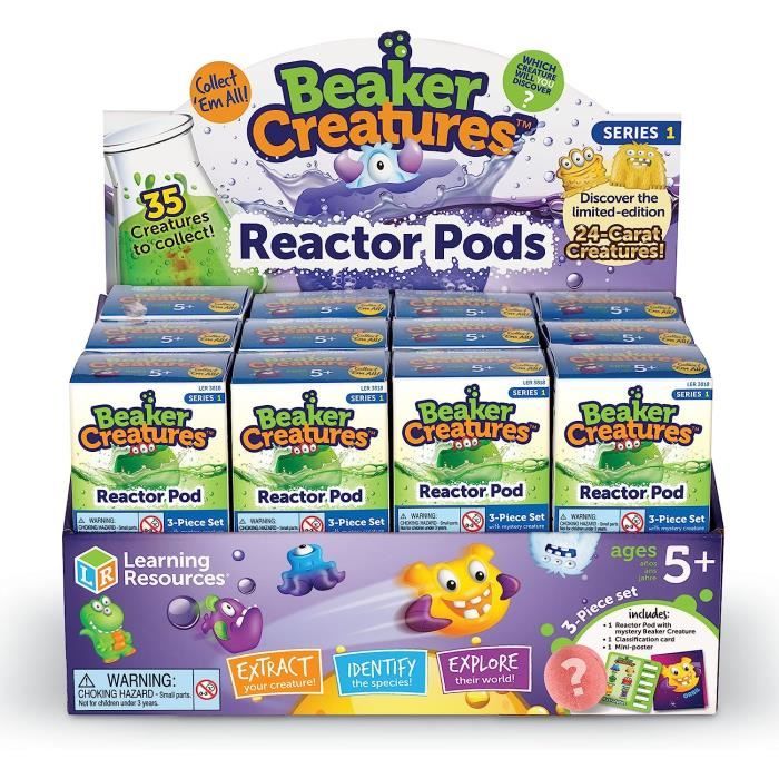 Kits De Détective - Learning Resources Beaker Creatures Pod 24 Pack ...