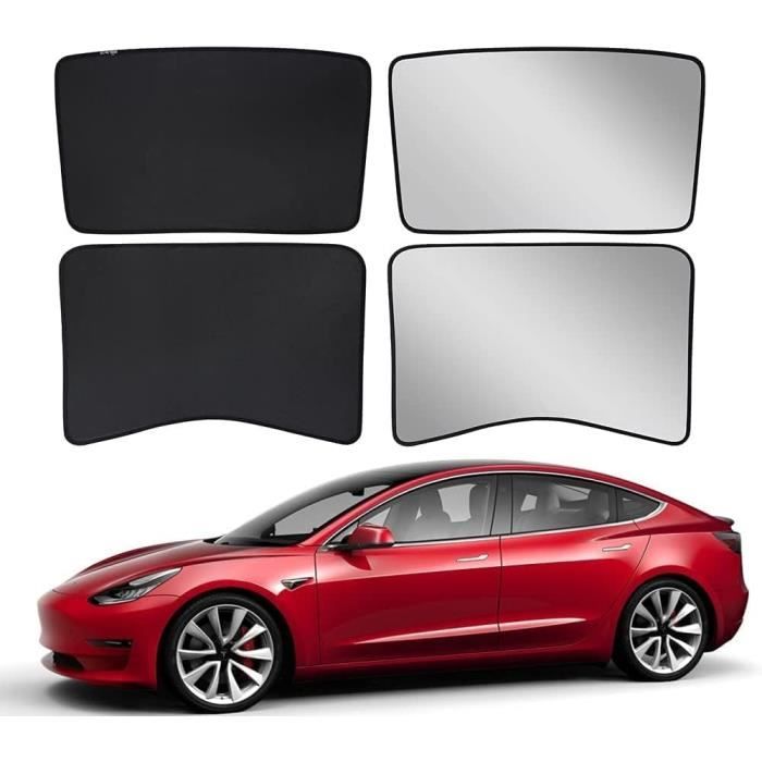 Tesla Model 3 Pare-Soleil Avant Et Arrière Toit En Verre Pare-Soleil ...
