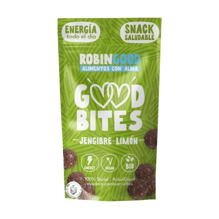 ROBIN GOOD - Boules énergétiques citron gingembre Goodbites 36 g ...