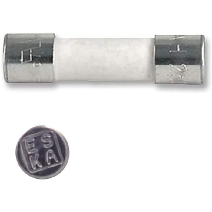 10x Fusible Rapide (F) en céramique 2.5A - 250VAC 5x20mm[58] - Cdiscount Bricolage