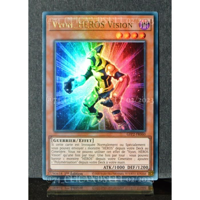 Carte YU-GI-OH GFP2-FR060 Vyon, HÉROS Vision NEUF FR - Cdiscount Jeux ...