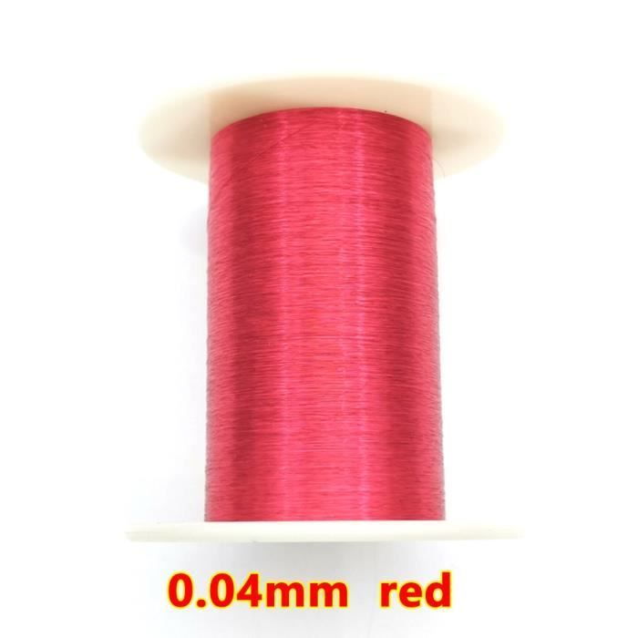 Câble-fil - Rouge - Rouleau de fil magnétique en cuivre émaillé - 0 ...