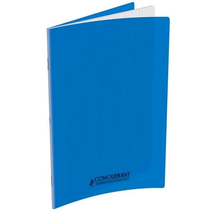 Cahier Conquérant - 24 x 32 - 96 pages - Polypro Plusieurs coloris ...