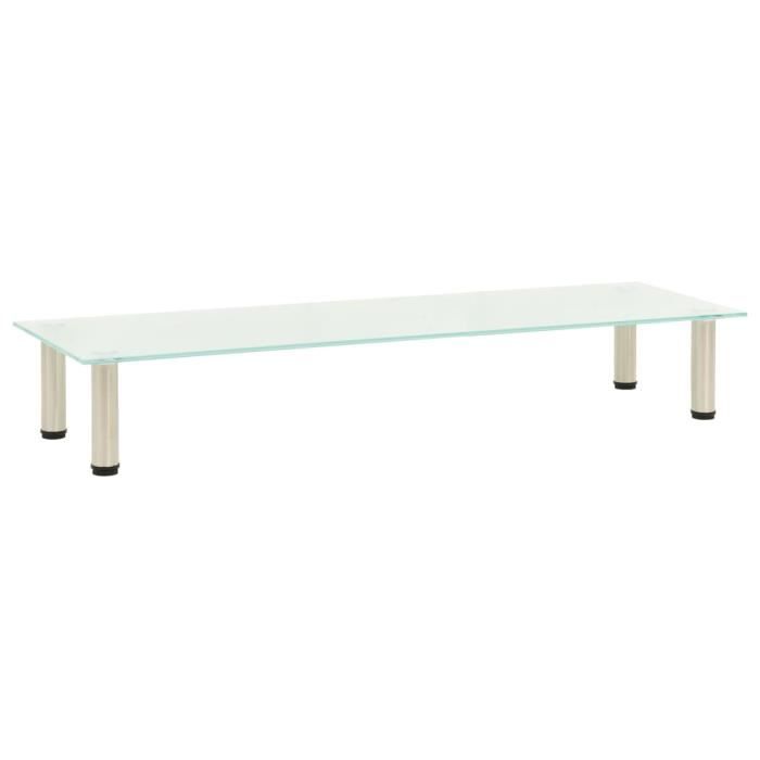 MEUBLE TV - MEUBLE HI-FI - 322771 TV Stand Frosted 120x35x17 cm ...