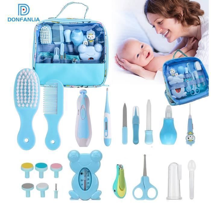 Trousse de Soin Bébé, 20 pièces Professionnel Trousse de Toilette Bebe ...
