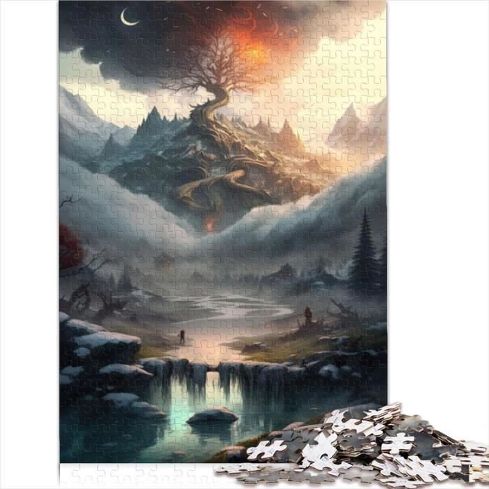 Puzzle 300 Pièces Arbre De Vie Céleste Pour Enfants Les Puzzles En Bois ...