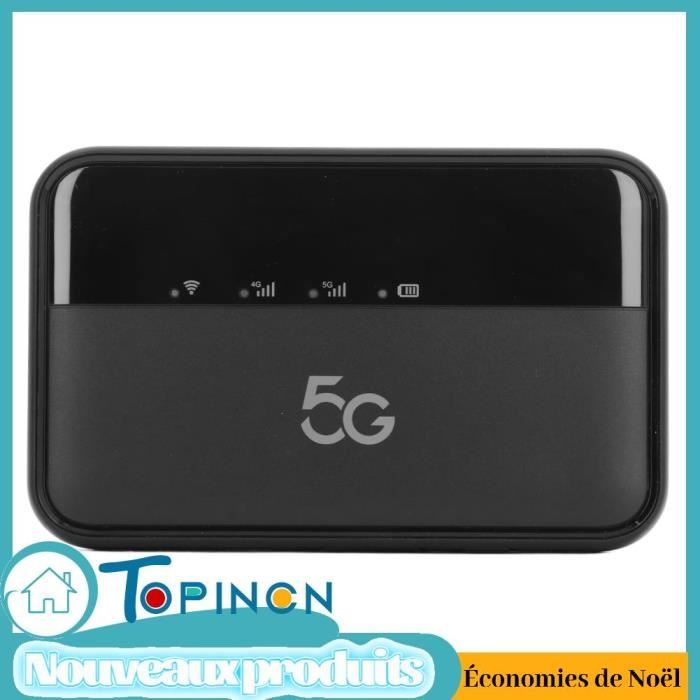 Hotspot 5G WiFi6 Portable EJ.LIFE - Routeur pour Voyager - 16 Appareils - 10000mAh - Recharge ...