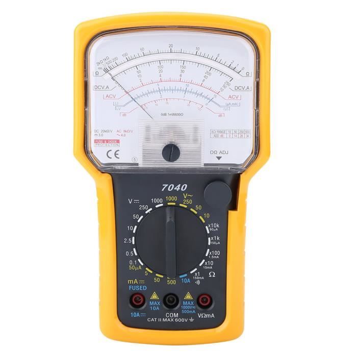 EJ.life multimètre analogique haute sensibilité Multimètre analogique ...