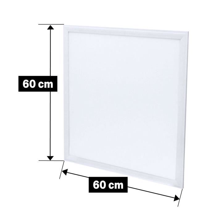 Dalles Led 40W 60X60 Blanc froid PREMIUM - Cdiscount Maison