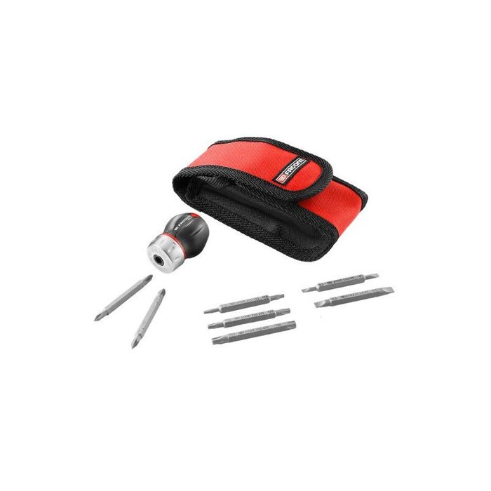 Tournevis boule FACOM Protwist à cliquet - 7 lames en étui - ATCL.S14PB - Cdiscount Bricolage