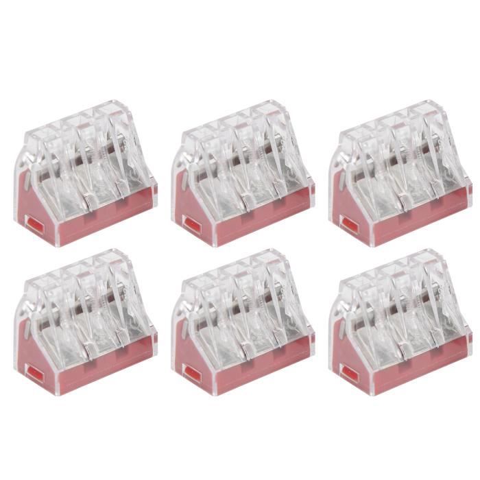 GOTOTOP Connecteur de câblage à fil poussoir 50pcs connecteur de ...