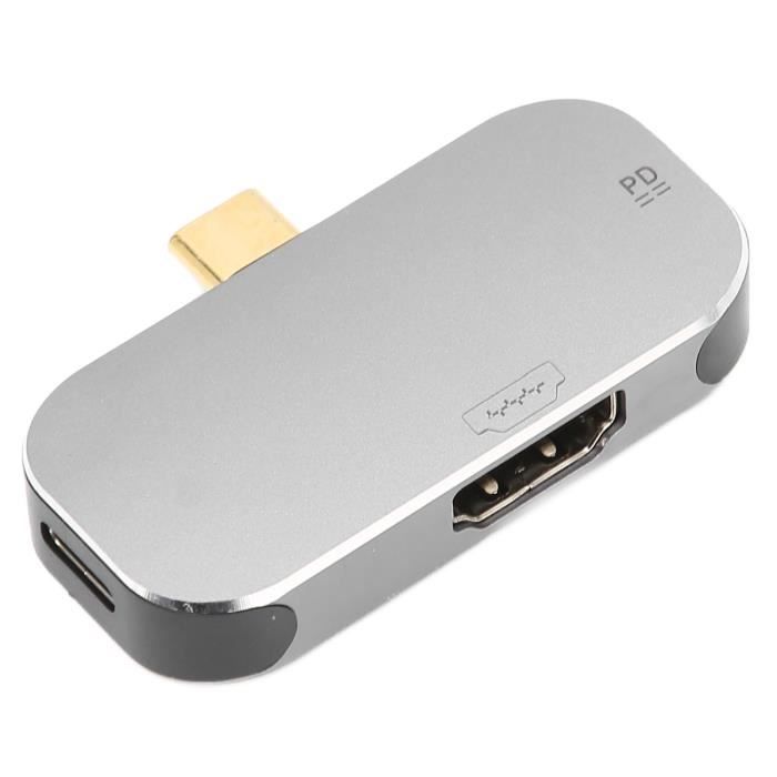 HURRISE Dock d'extension Extension Dock 3 en 1 Multi Splitter USB C ...