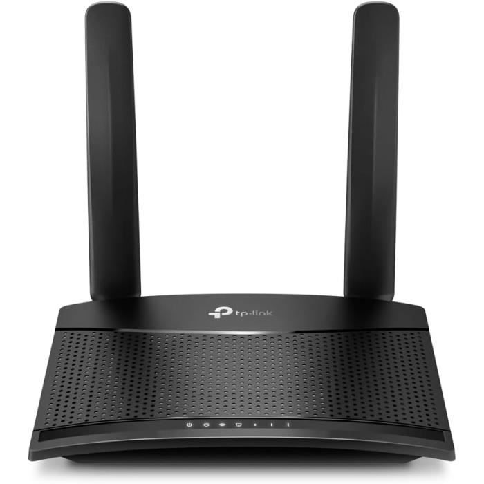 Tl-Mr110 Routeur 4G Lte Wifi N300Mbps, 4G Cat4 Vitesse Jusqu'À 150Mbps ...