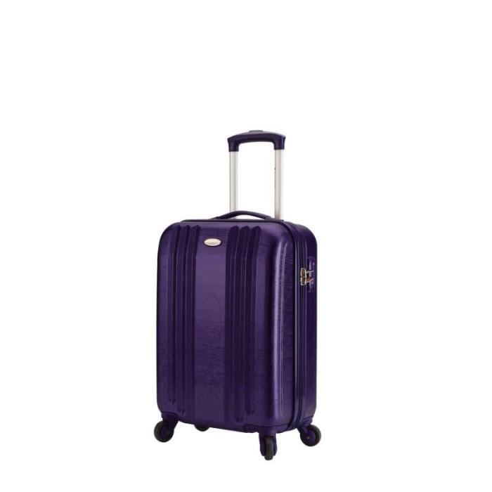 Valise cabine rigide 31603P 55 cm Violet