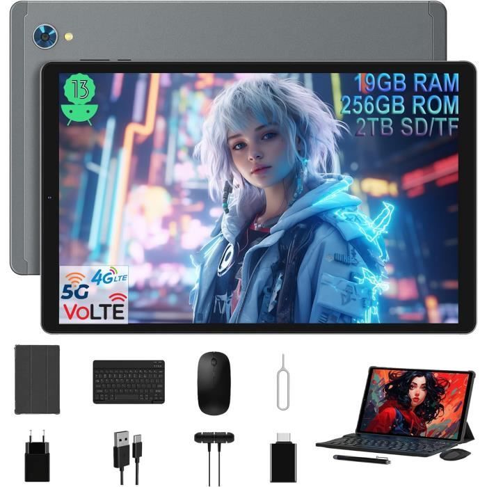 Tablette Android 13 Avec Double Sim, Tablettes 10.4 Pouces Avec Pack ...