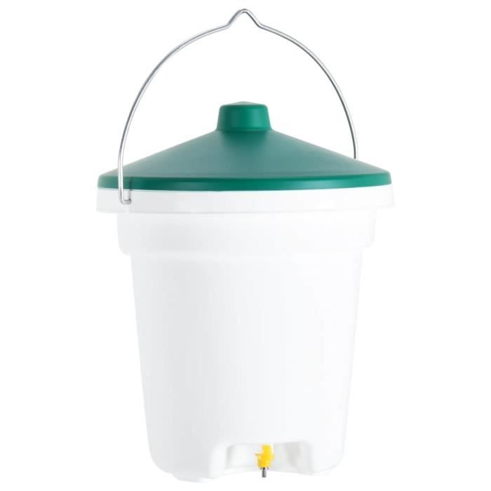 FHE - Abreuvoir pour volailles avec tétines 12 L - Haute qualité ...
