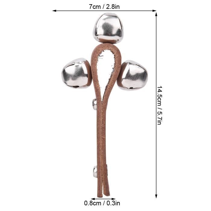 Clochette De Tambourin 3 Bells Jingle Handbell Shaker Bell Ring Enfants ...