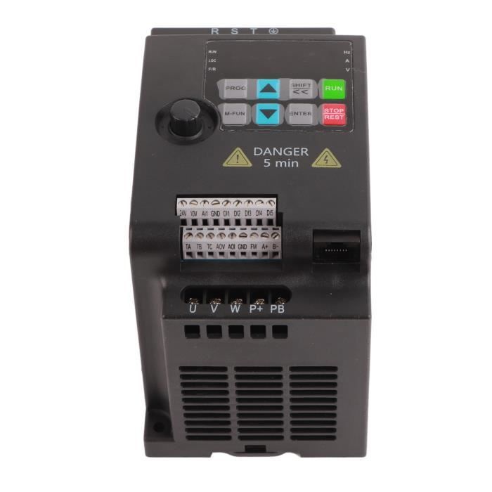 JIE Variateur De Fréquence Ski7802D2G 4 2.2Kw 380V 3 Phases Entrée Sortie Mini Moteur Universel ...